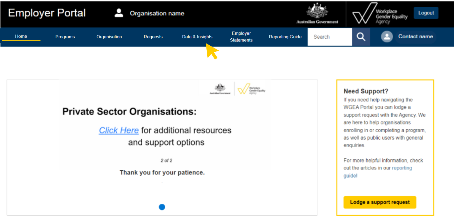 Generating your Executive Summary and Industry Benchmark Report | WGEA